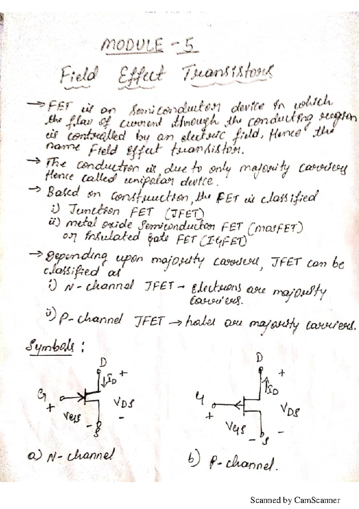 AEC Module 5 - Field Effect Transistors (FET) Overview and ...