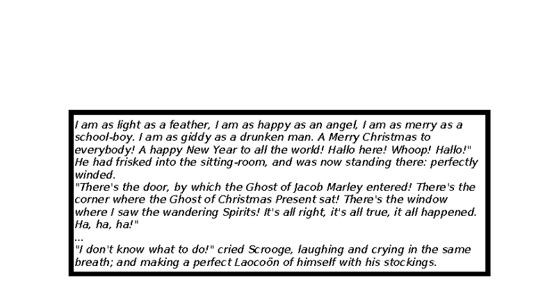 GCSE Essay: A Christmas Carol Stave 5 Analysis of Transformation and ...