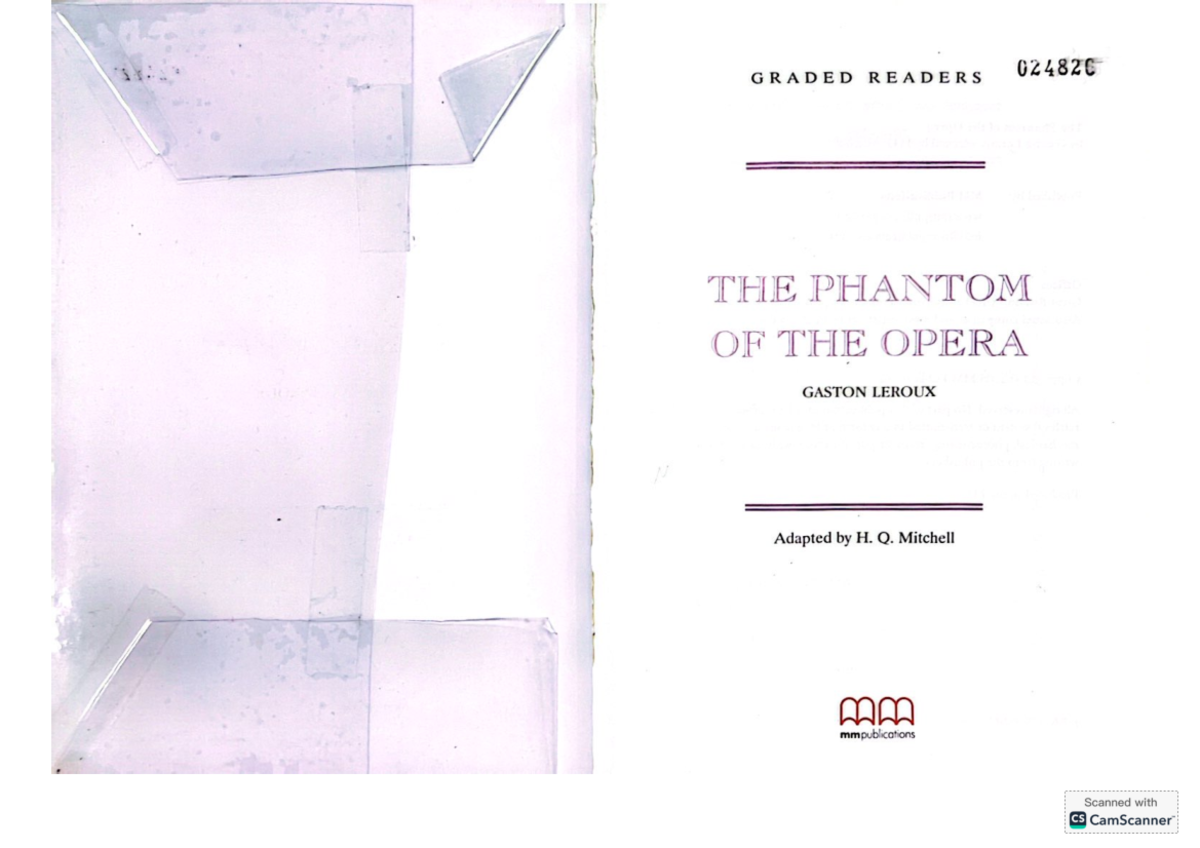 Graded Readers: The Phantom of the Opera Adaptation by H. Q. Mitchell ...
