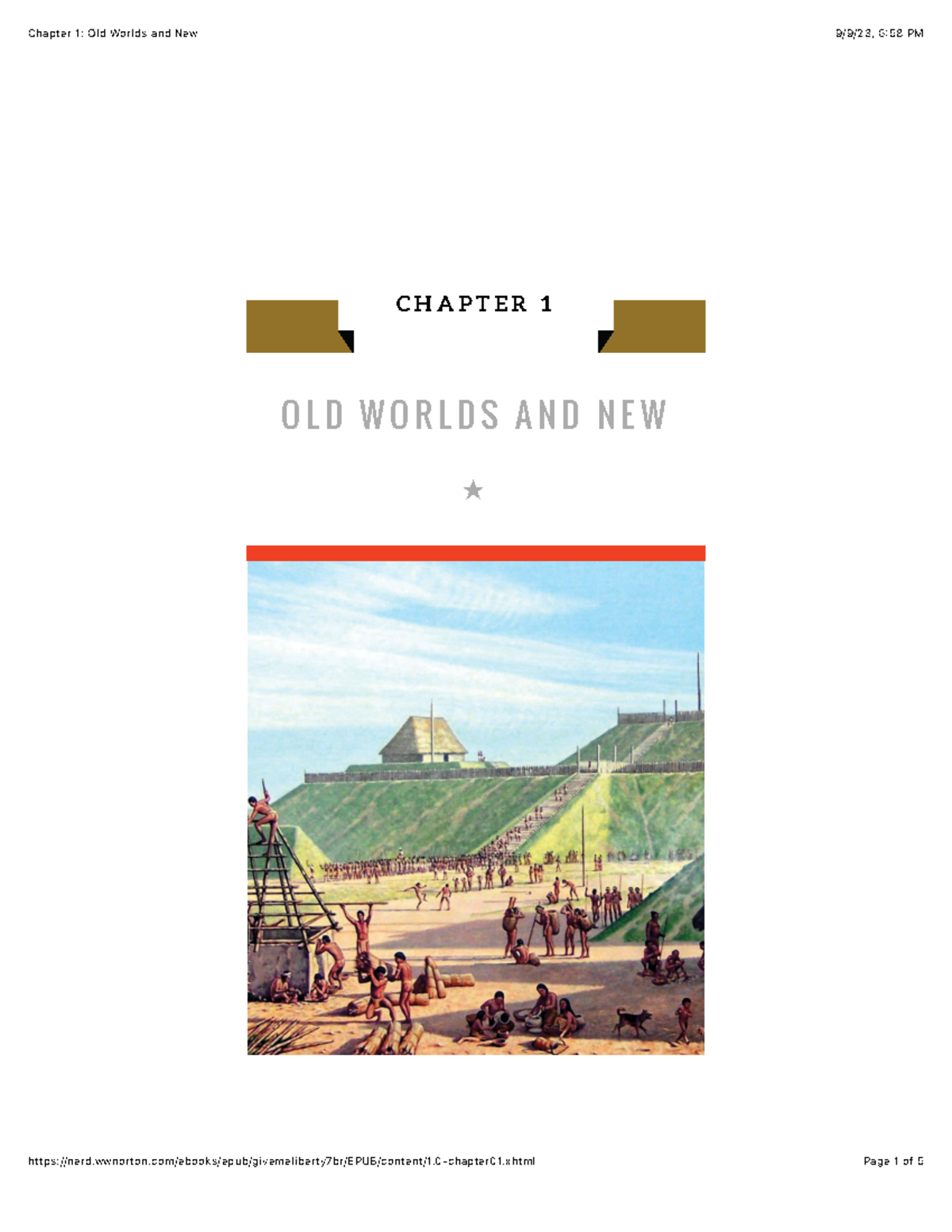 Chapter 1: Old Worlds vs. New - The Clash of Cultures in History - Studocu