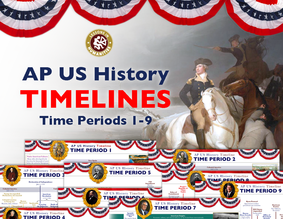Document - iijijij - HIST 201 - TIMELINES Time Periods 1- AP US History ...