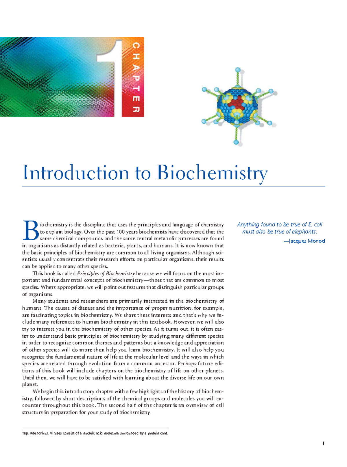 Introduction to Biochemistry: Key Concepts and Historical Insights - Studocu