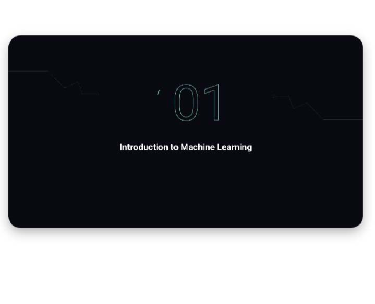 ML 101: Introduction to Machine Learning and Supervised Learning - Studocu