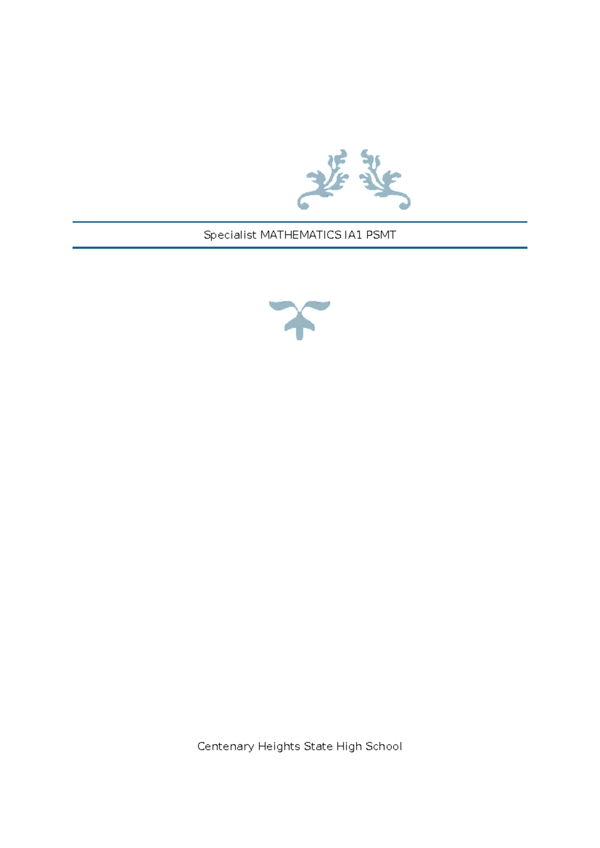 Specialist Mathematics IA1 PSMT: Dominance Matrix Analysis in Cricket ...