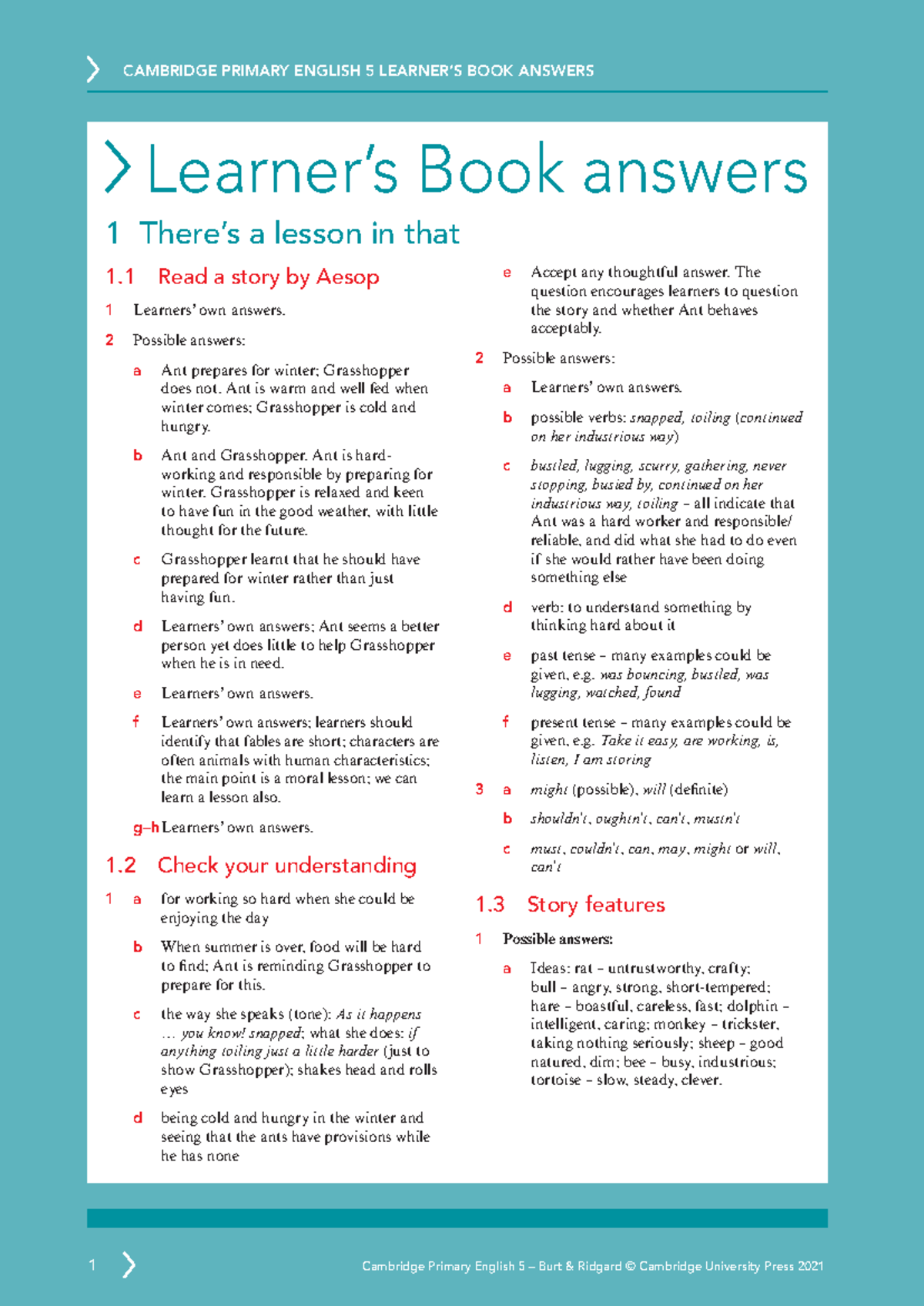 676894446 grade 5 english answers Learners book - Learner’s Book ...
