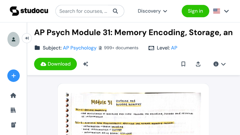 AP Psych Module 31: Memory Encoding, Storage, and Retrieval Techniques ...