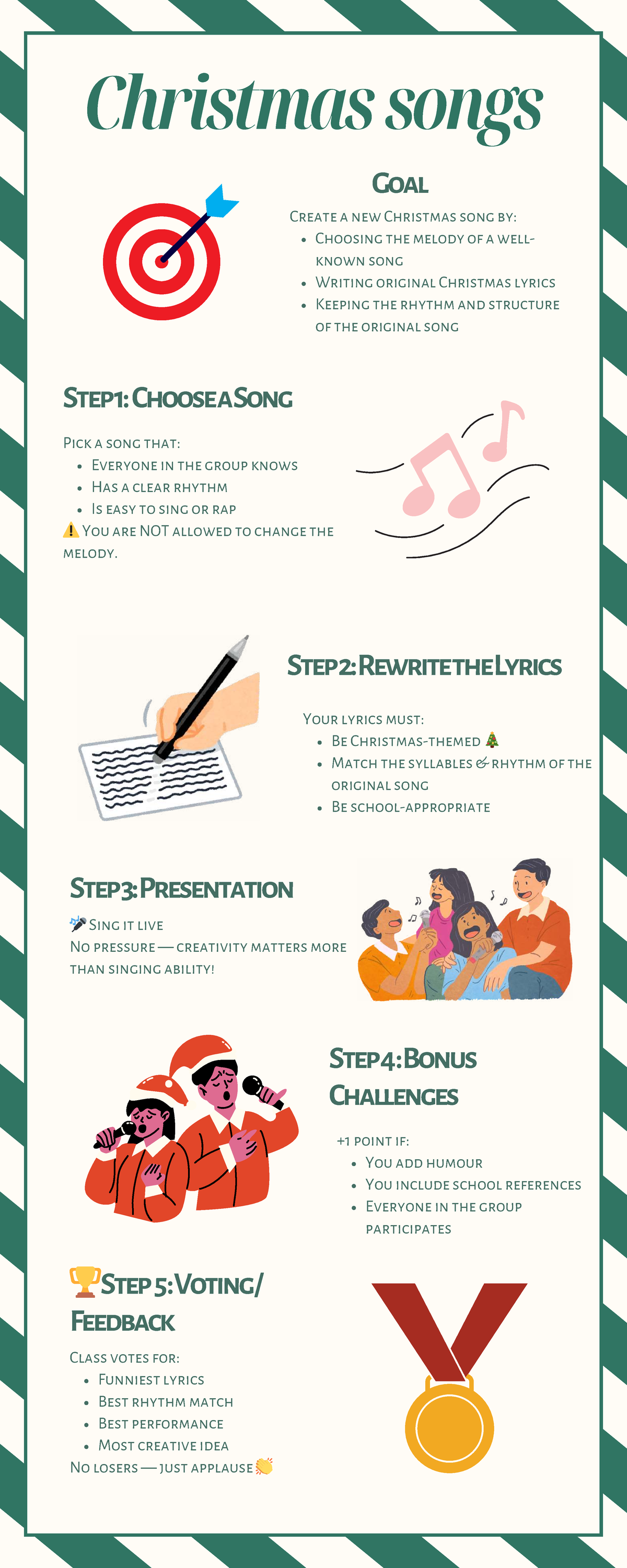 Christmas Songs - Game to Create Original Lyrics Before Winter Break ...