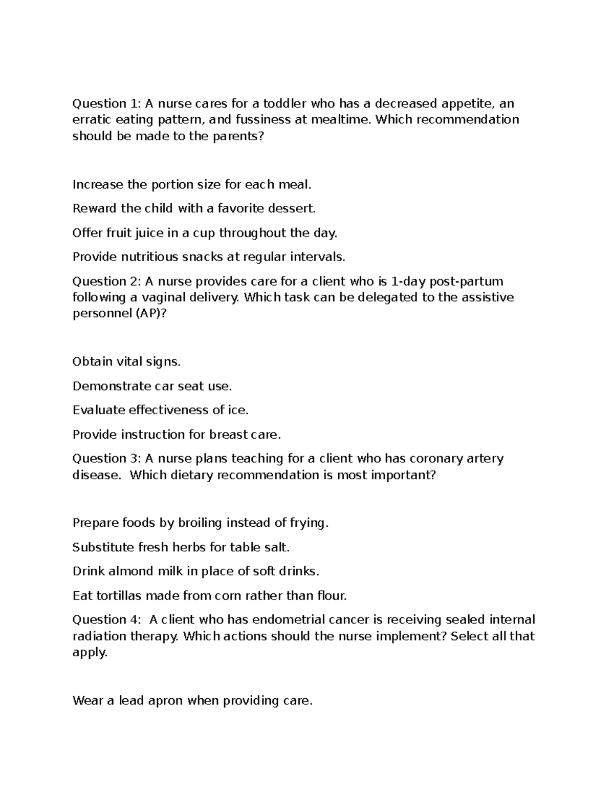 NCLEX Practice Questions: Comprehensive Review for Nursing Students ...
