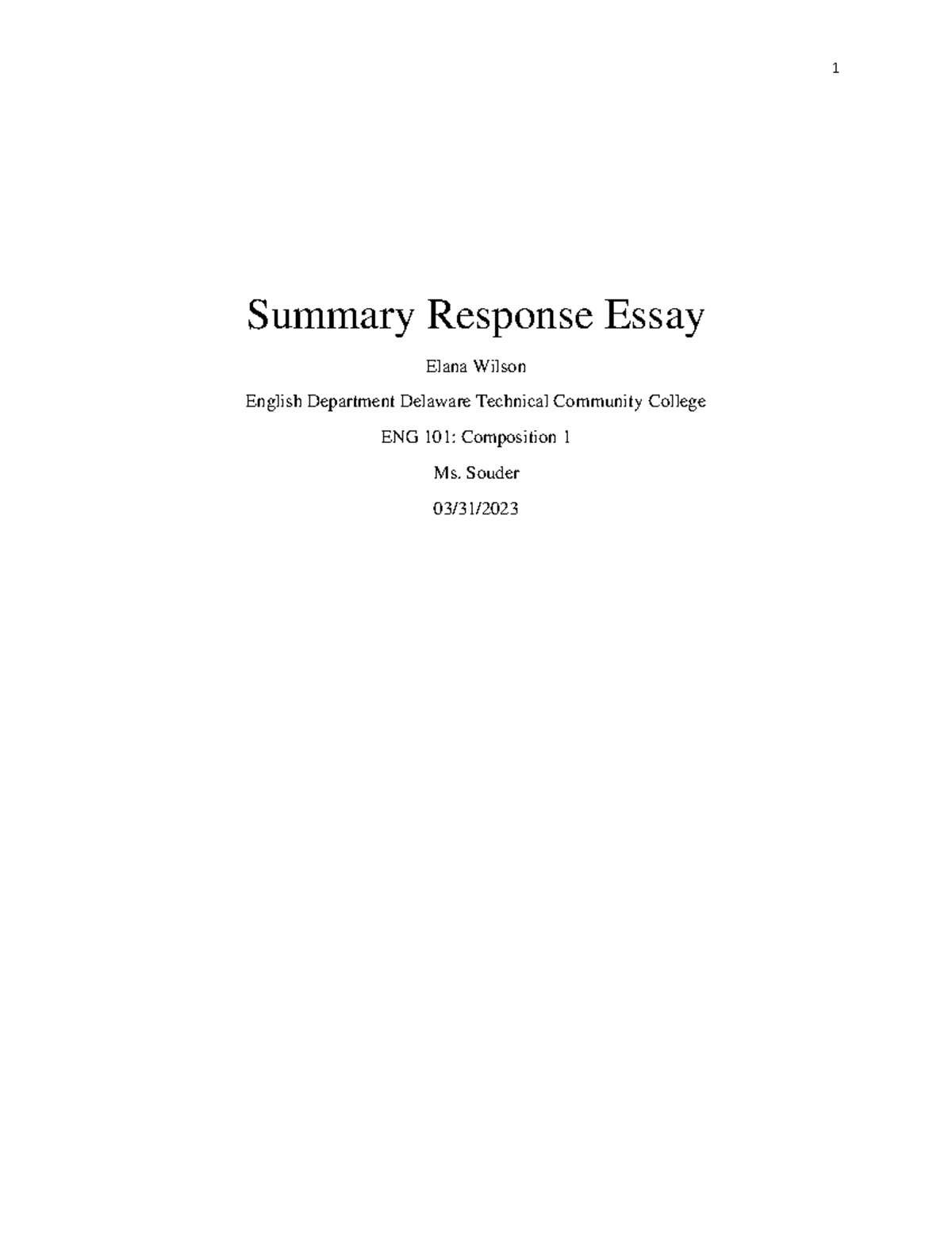 ENG 101: Summary Response Essay on Social Media's Impact on Health ...