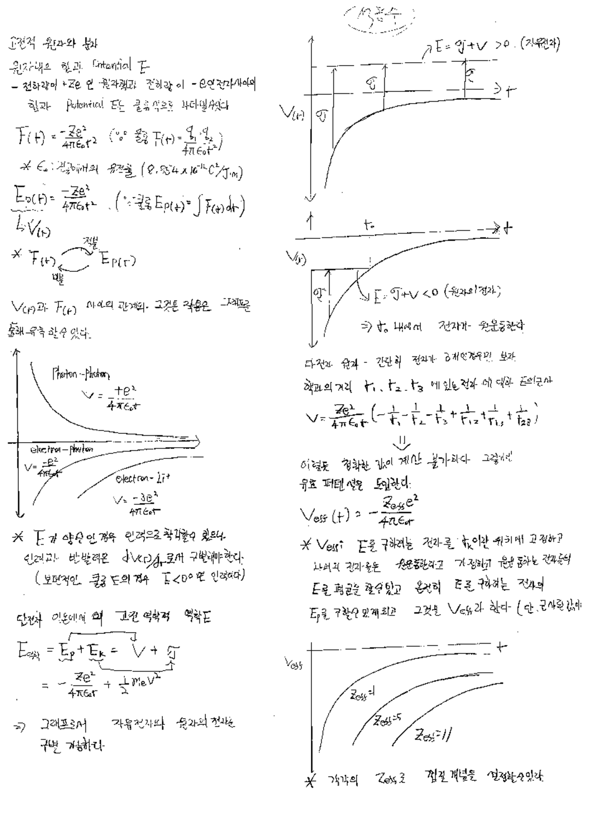 EE 23003 Final Exam Study Notes on Potential Energy - Studocu