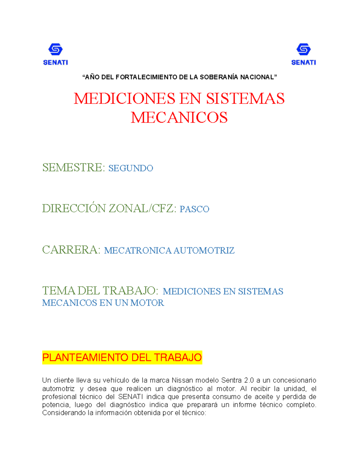 TAREA 1: MEDICIONES EN SISTEMAS MECÁNICOS (CARRERA: MECA) - Studocu
