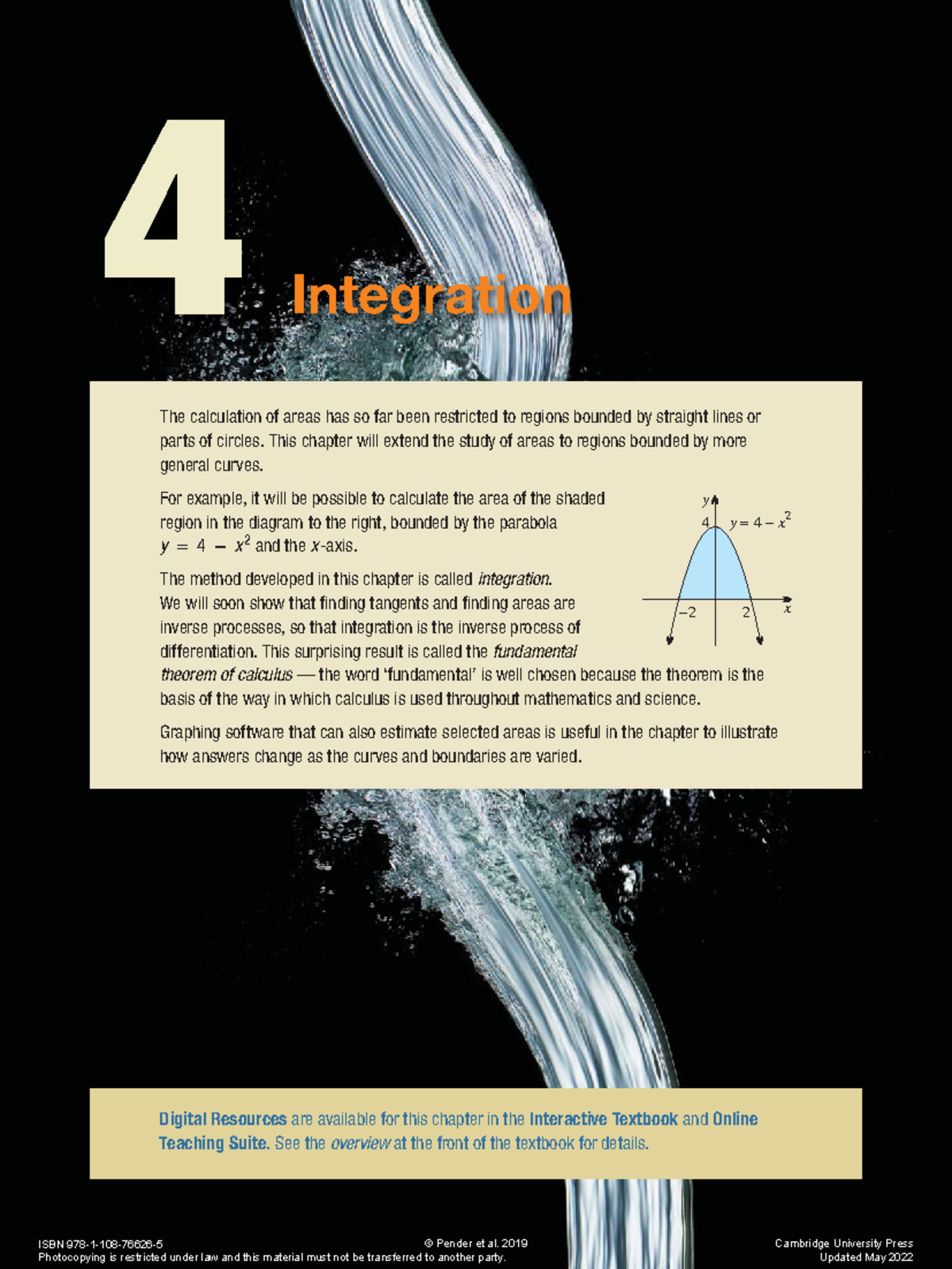Ch04 Integration: Understanding Areas and Definite Integrals - Studocu