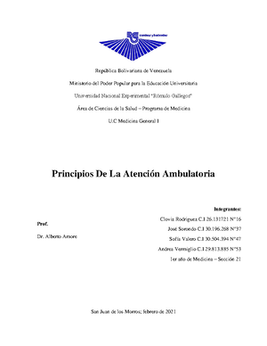 Clasificación DE Ambulatorios ( Urbanos, Rurales). Clasificación DE LOS ...