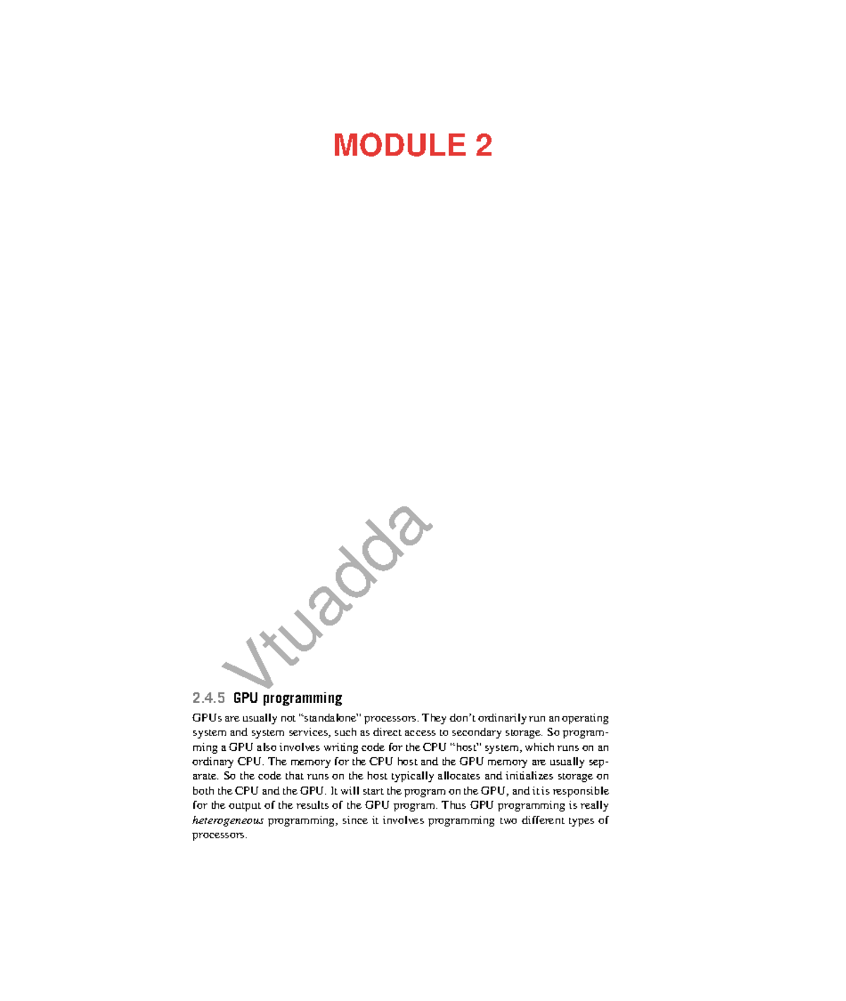 BCS702 Module 2: Parallel Hardware and Software Overview - Studocu