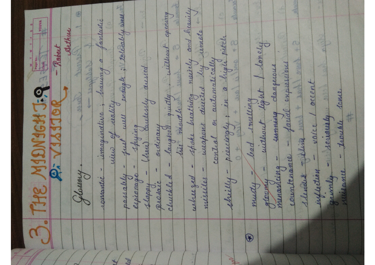 Midnight - English 10th grade - Studocu