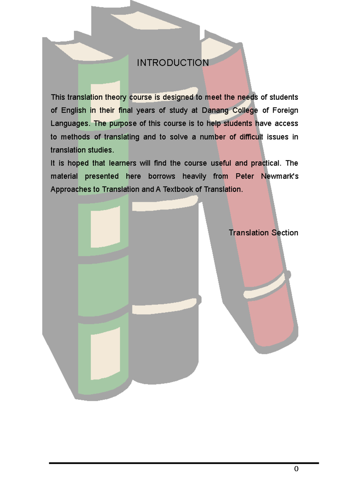 Tài liệu ôn tập Lý thuyết dịch cho khóa học Dịch thuật JC 101 - Studocu