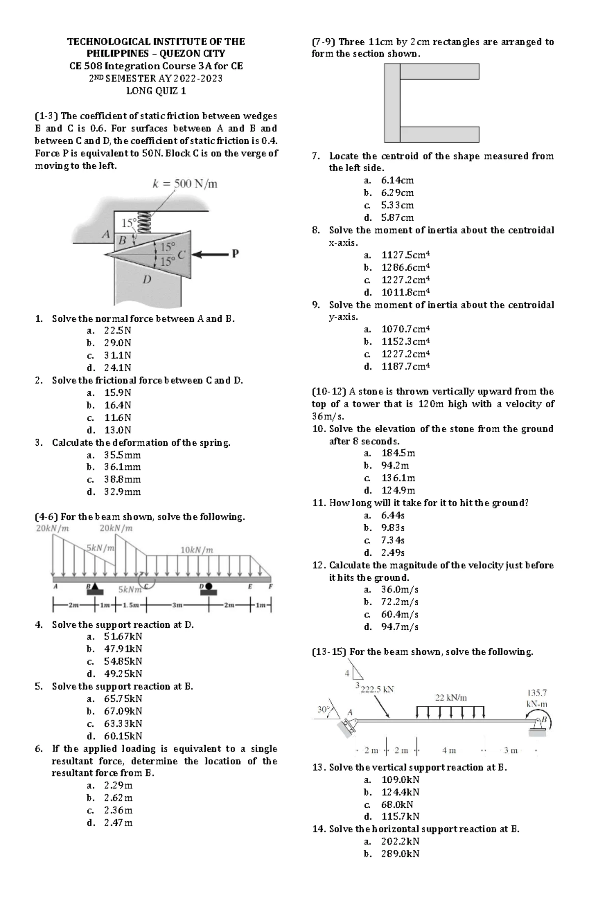 Foundation Layout Plan for 5 Storey School Building РA 101 - Studocu