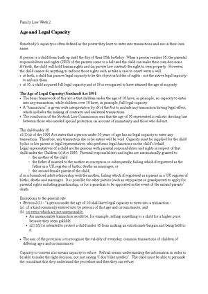 Tutorial 1 - Tutorial 1 Age of legal capacity Consent to medical ...