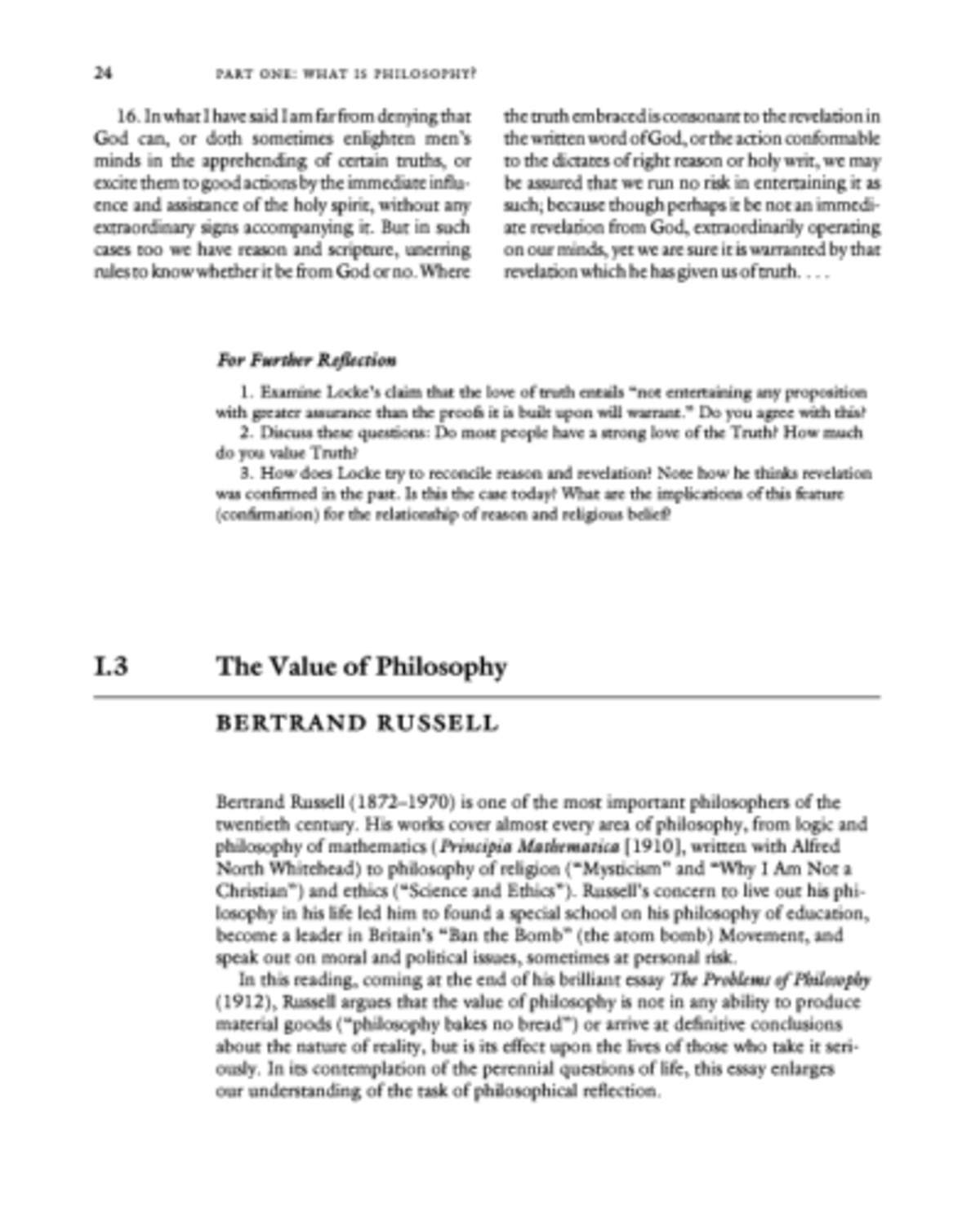 PHIL 101: The Value of Philosophy - Insights from Bertrand Russell ...