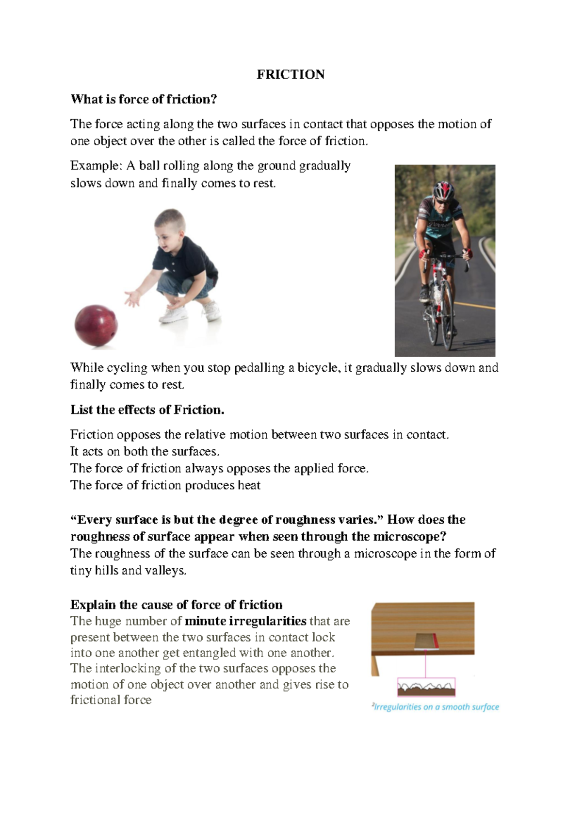 Understanding Friction: Key Concepts and Applications in Physics - Studocu