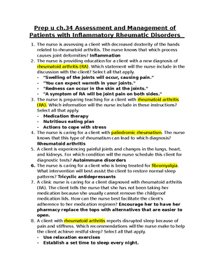 Chapter 32 prepu - prep u study guide - Prep u ch. 32 Management of ...