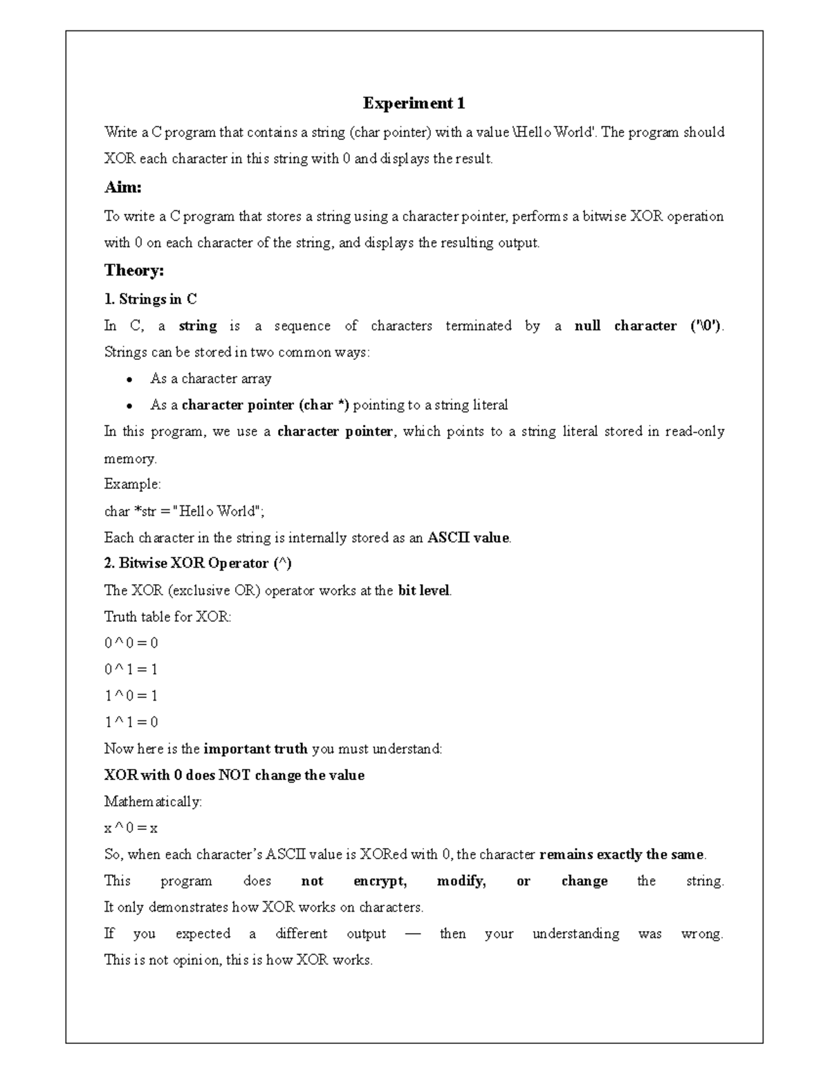 Lab Record - CNS: C & Java Encryption Programs - Studocu