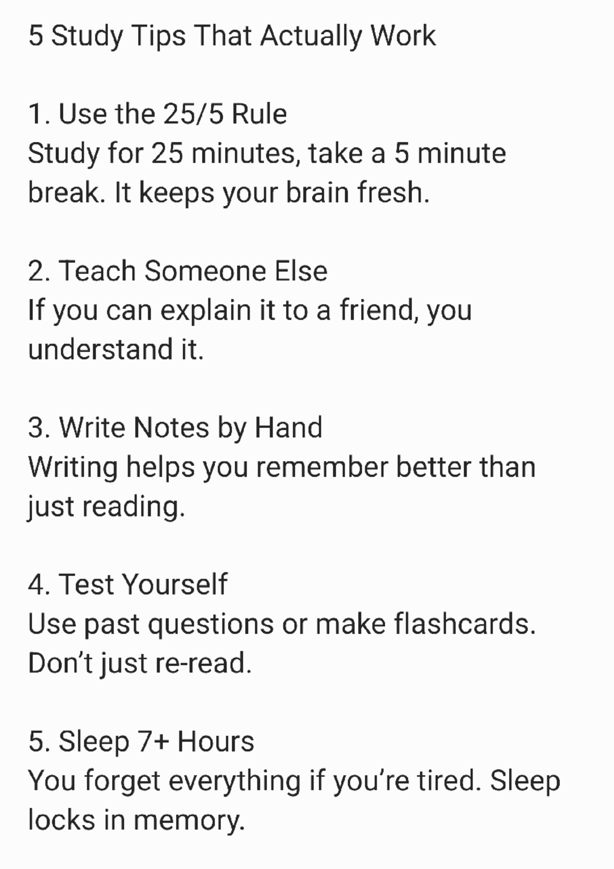 Effective Study Strategies: 5 Tips for Success - Studocu