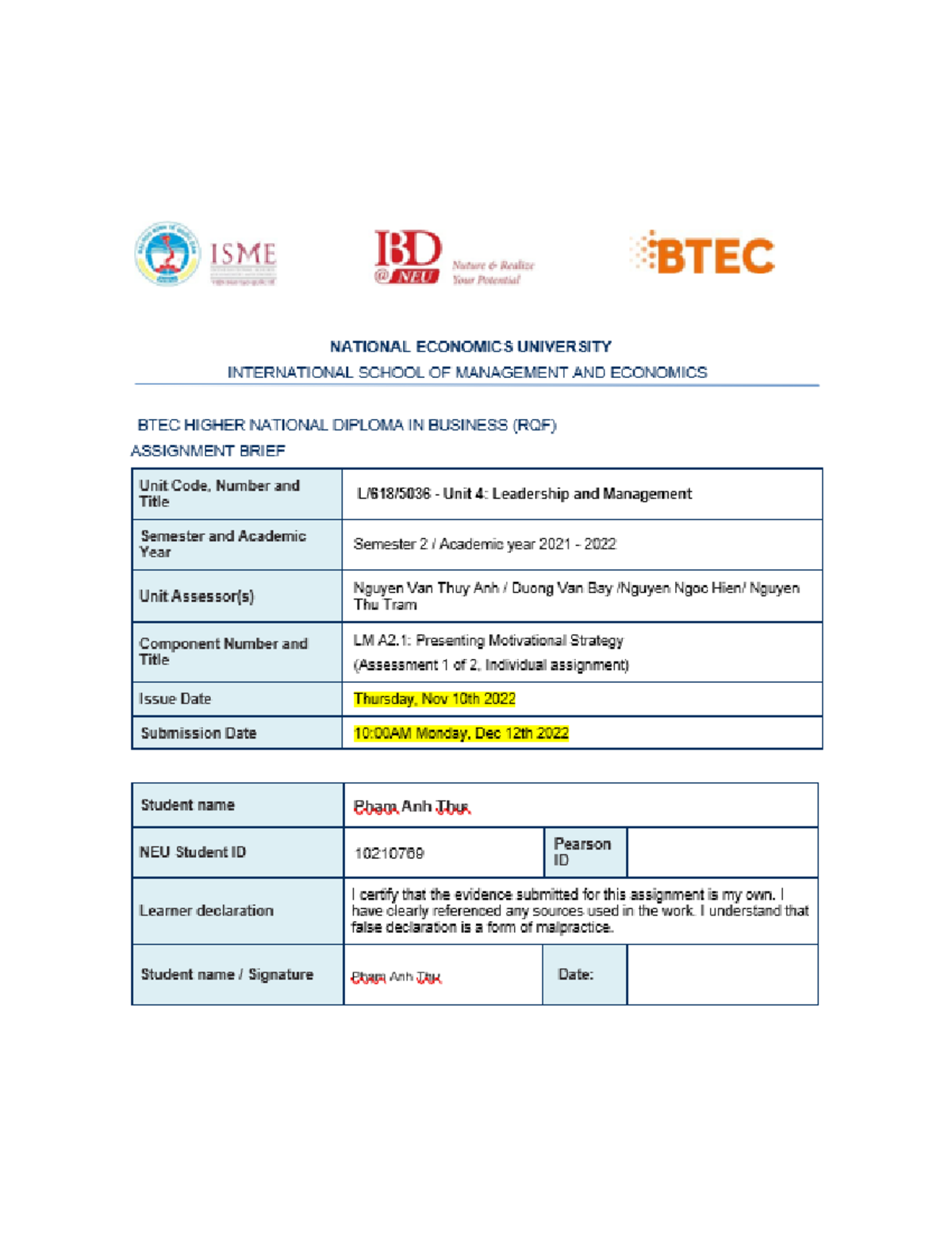 LM - A2 Motivational Strategies & Performance Management Analysis (2022-2023) - Studocu