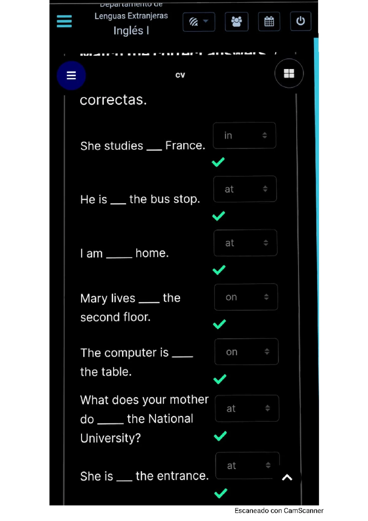 Actividad 40 - Quiz Lesson 10 - Verb Forms & Time Expressions - Studocu