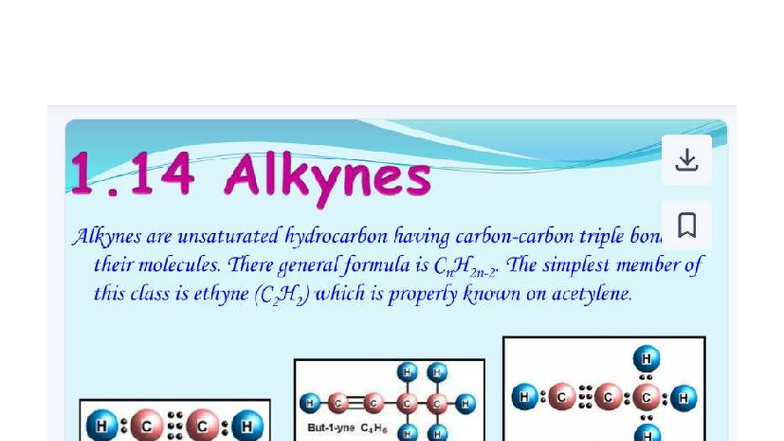 Alkynes: Properties, Isomerism, and Preparation Methods (CHEM101) - Studocu