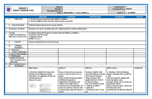 DLP 12 Music 9 - YES - Detailed Lesson Plan (DLP) Format DLP No: Learning Area: Grade: Quarter ...