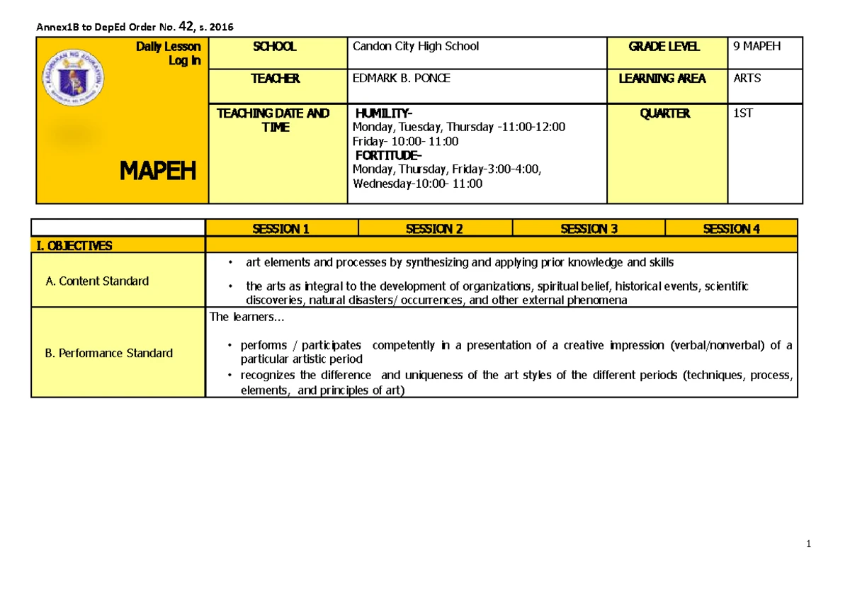 Annotation for the DLL Objective 2 ipcrf - ANNOTATION Objective Means ...