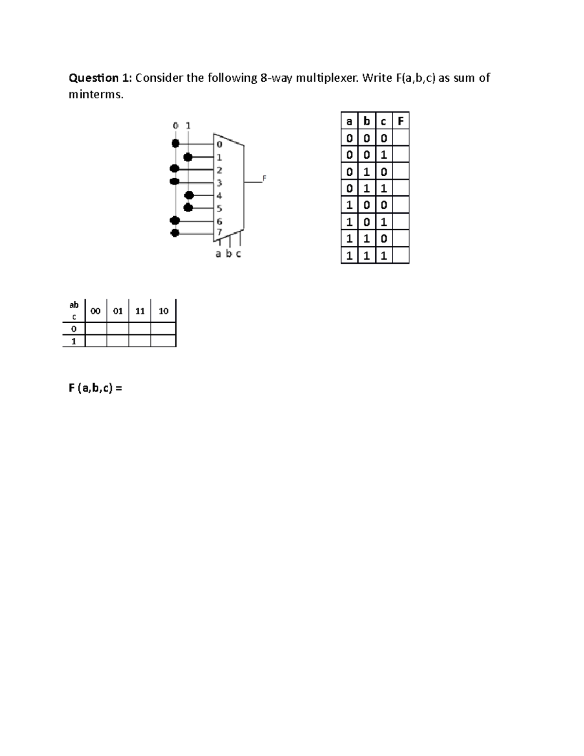 CENG250 Chapter 4 Exercises - Multiplexers and Digital Systems - Studocu