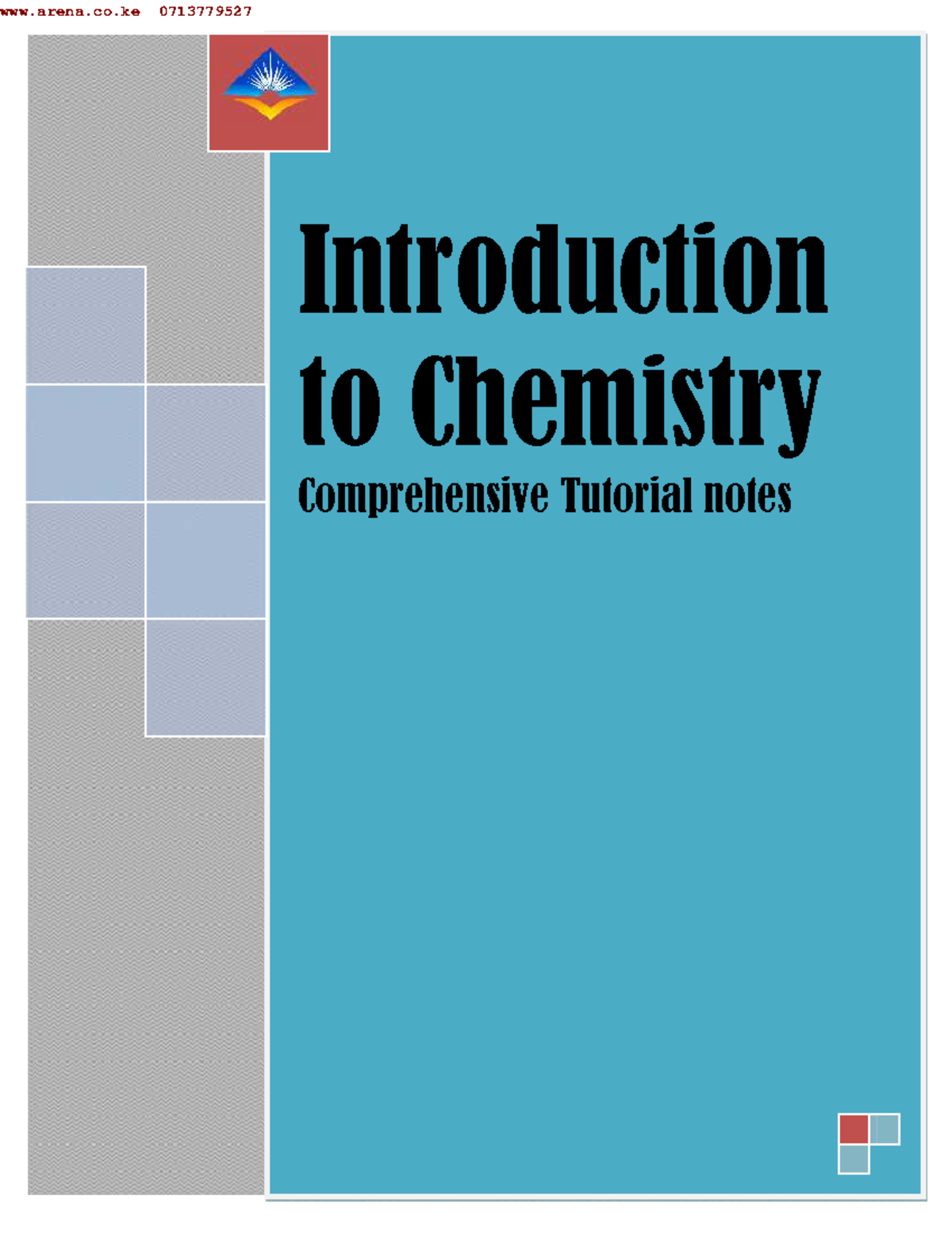 Introduction to chemistry - Introduction to Chemistry Comprehensive ...