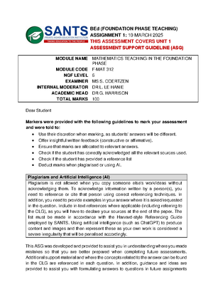 [Solved] Example of breakdown method in mathematical - BEd Foundation ...