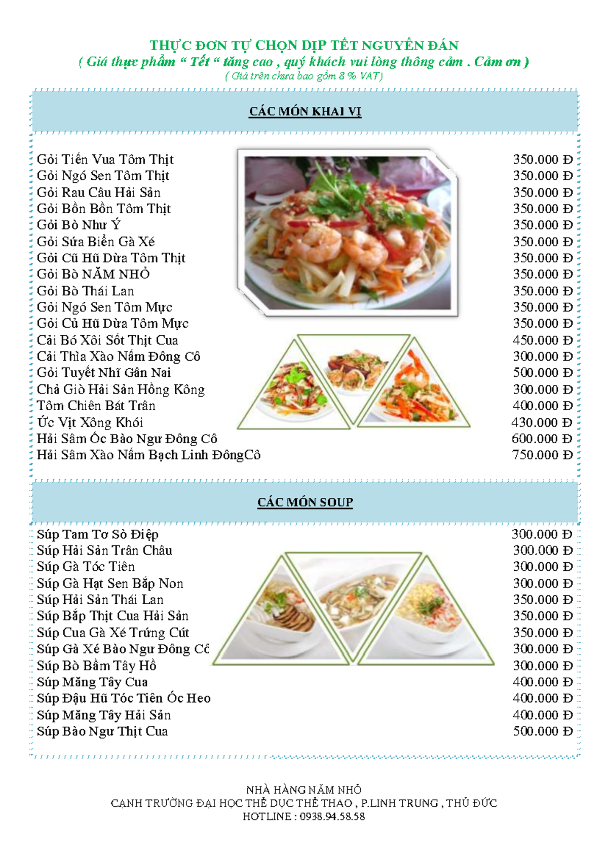 Thuc don tu chon 10 nguoi - ( Giá thực phẩm “ Tết “ tăng cao , quý ...