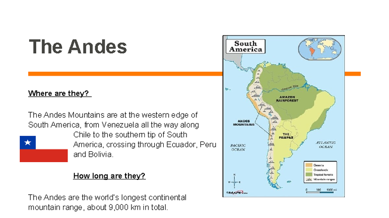 Andes Mountains Overview: Geography, Wildlife, and Population - Studocu