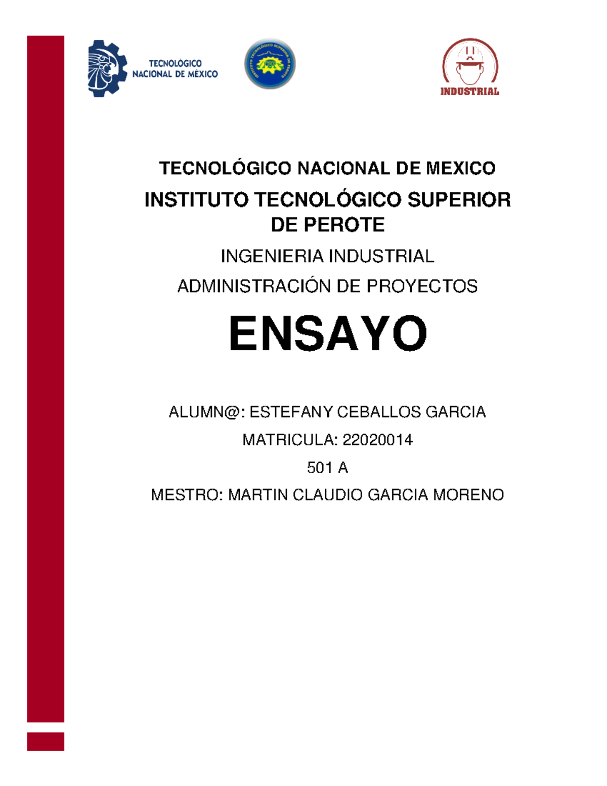 Ensayo sobre Métodos de Siemens y SAM en Proyectos (2023) - Studocu