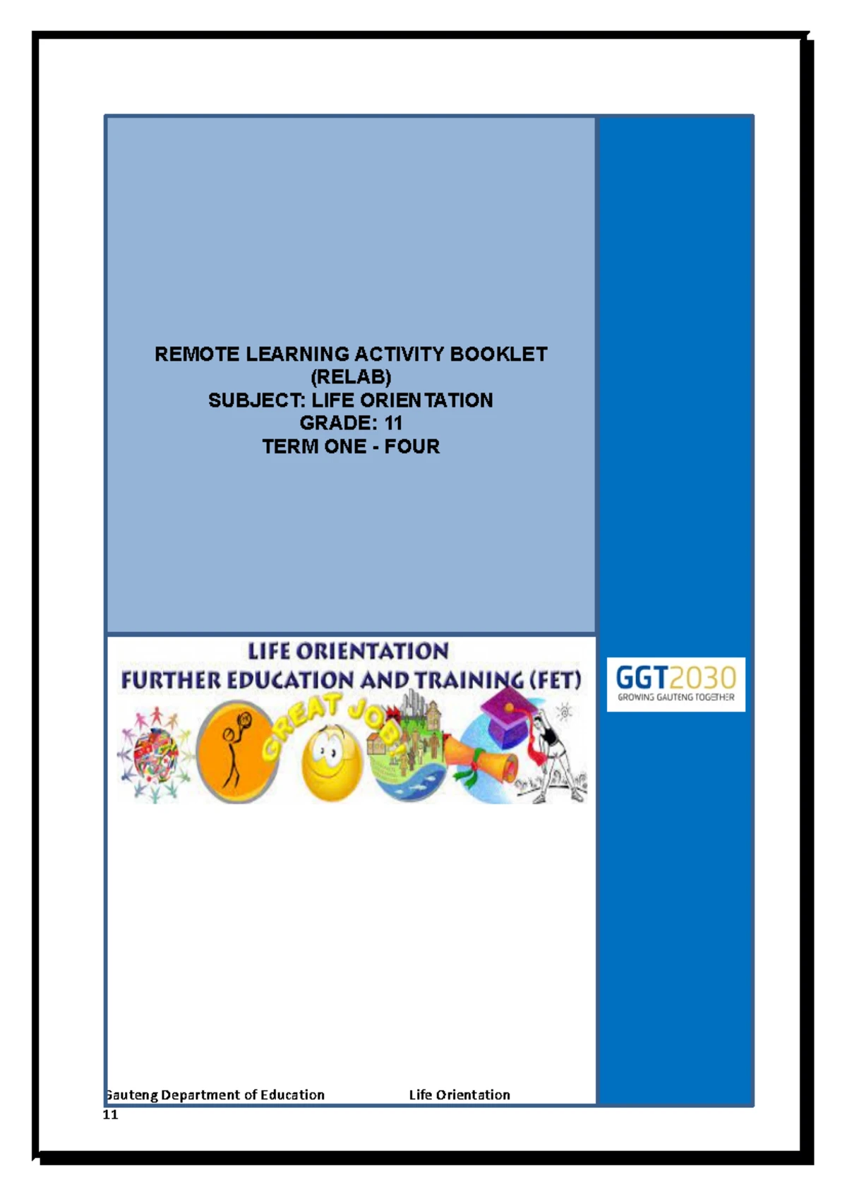 LIFE Orientation Grade 11 Notes - LIFE ORIENTATION GRADE 11 NOTES ...