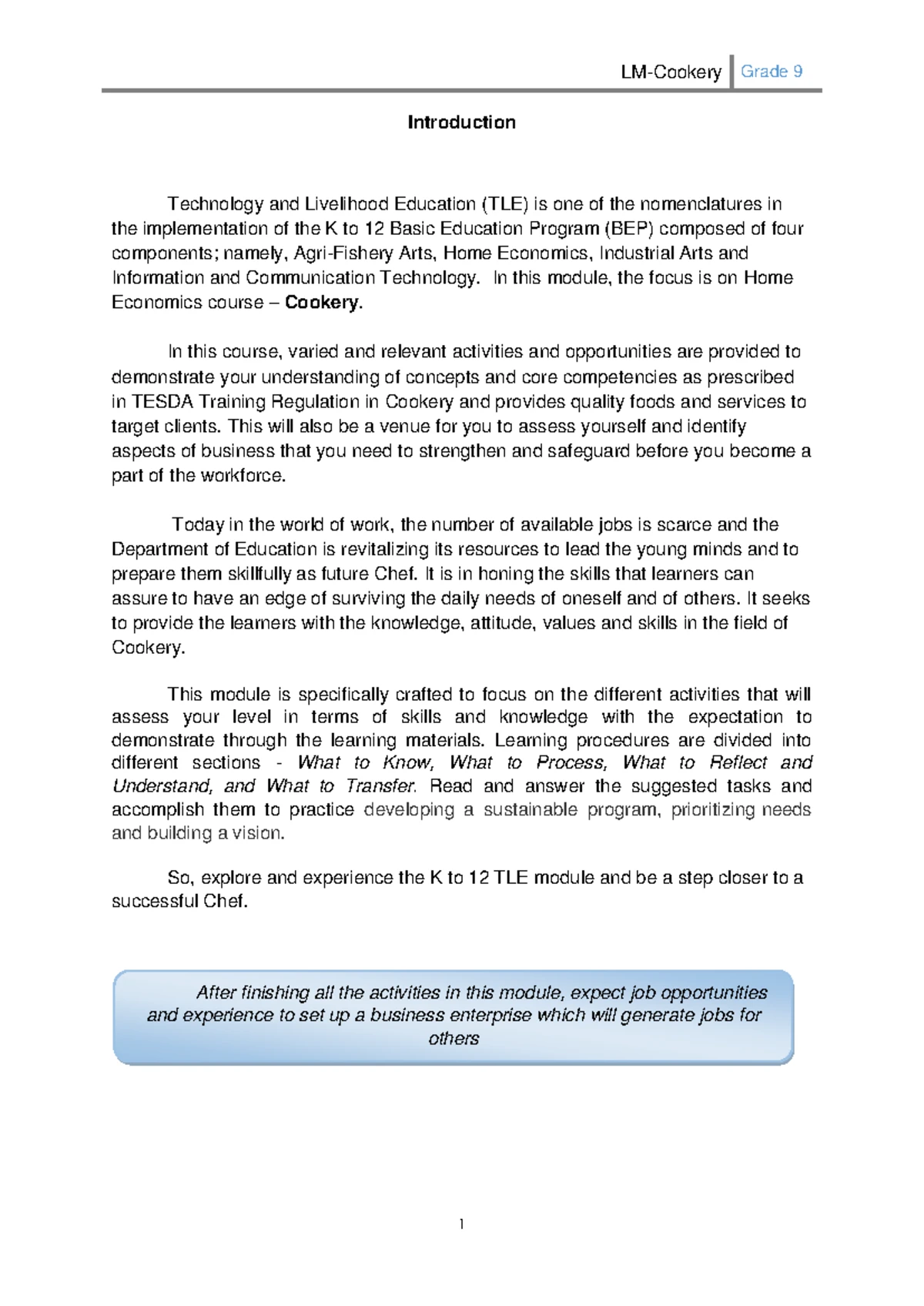 EDUC105 Handouts-Chapter-3 - CHAPTER 3 PROGRAM OUTCOMES AND STUDENT ...