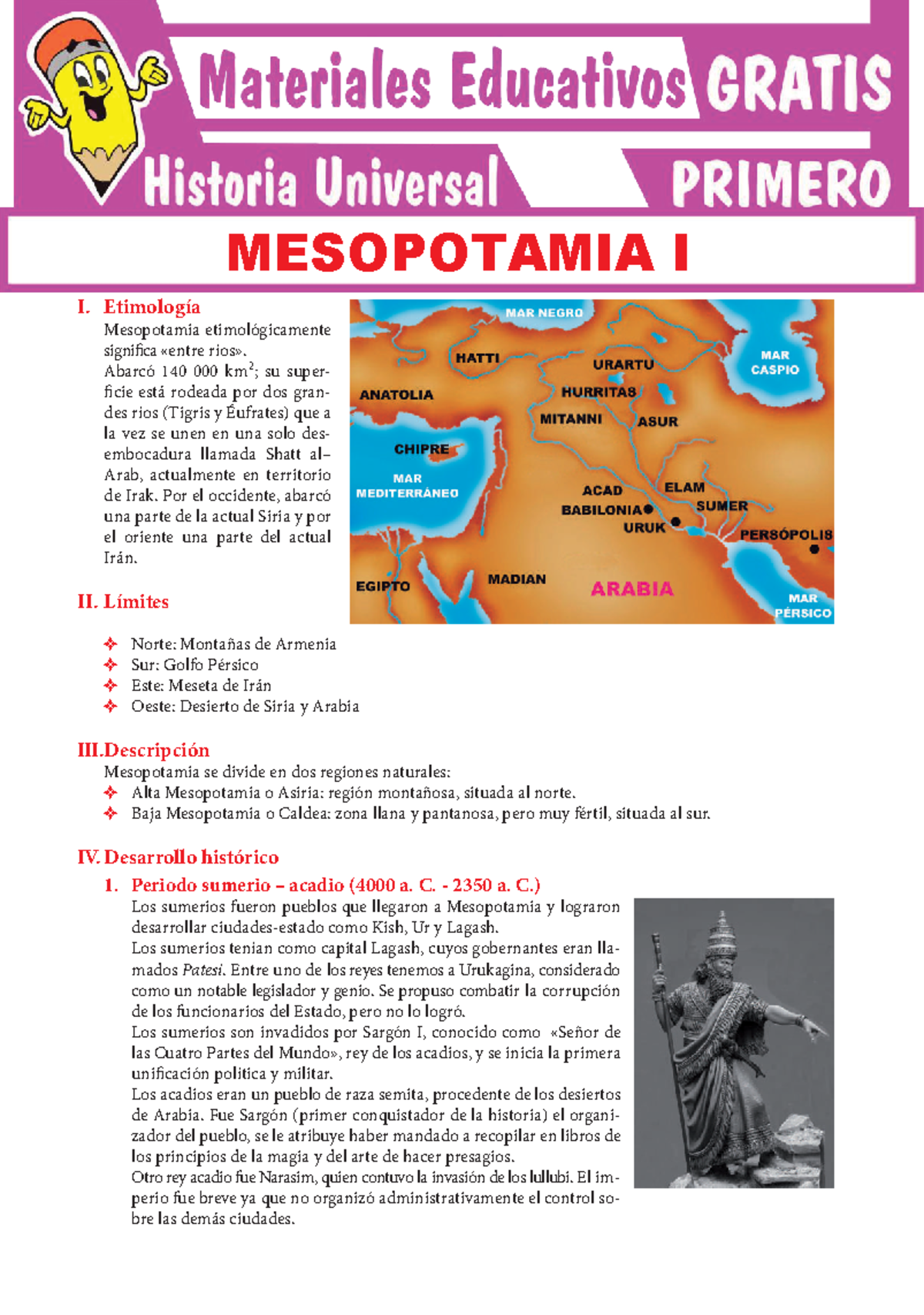 Mesopotamia historia - I. Etimología Mesopotamia etimológicamente ...