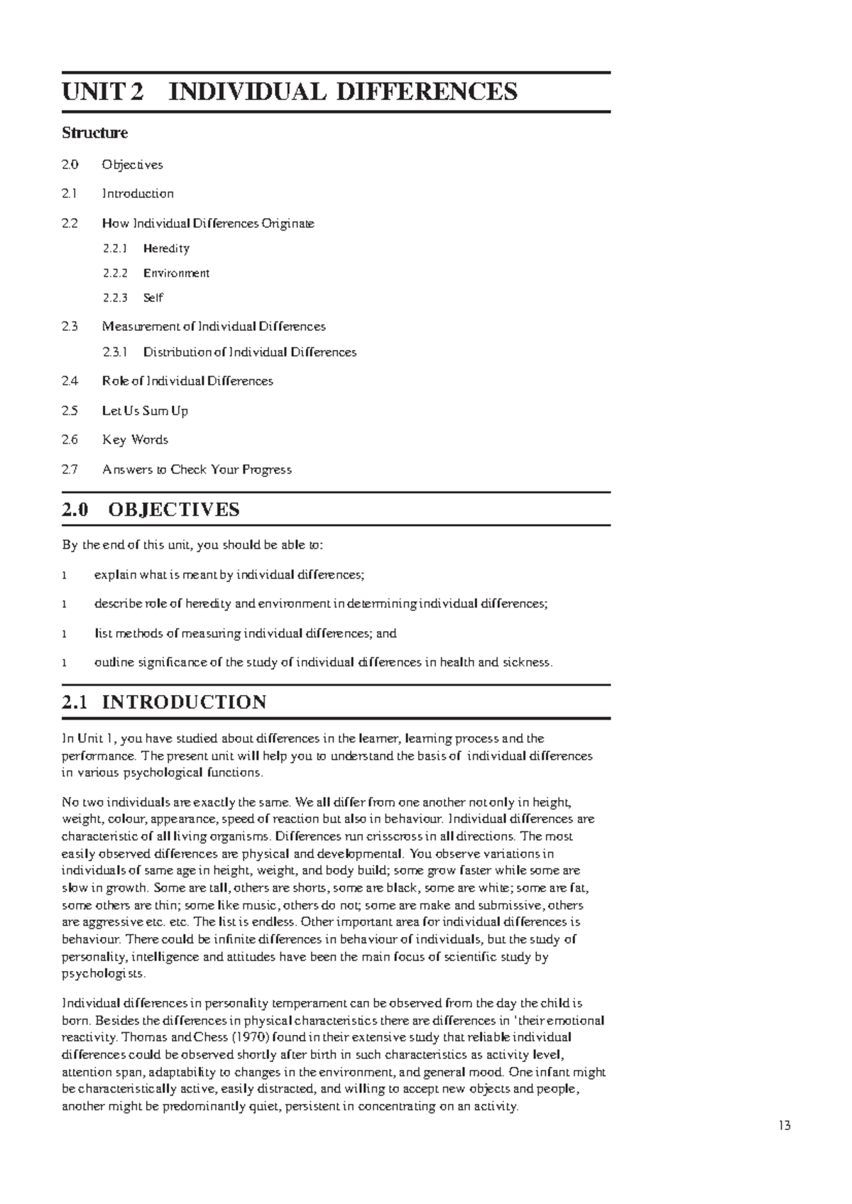 Unit-2 (individual differences) - UNIT 2 INDIVIDUAL DIFFERENCES ...