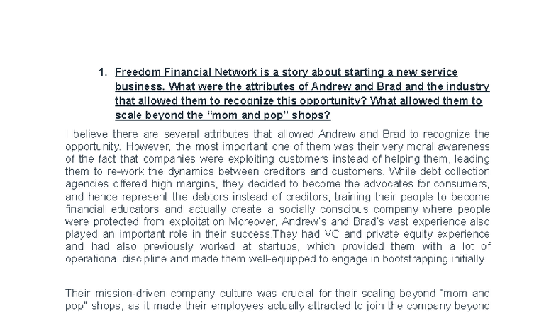 Preparation Assignment for Day 10: Freedom Financial Network Analysis ...
