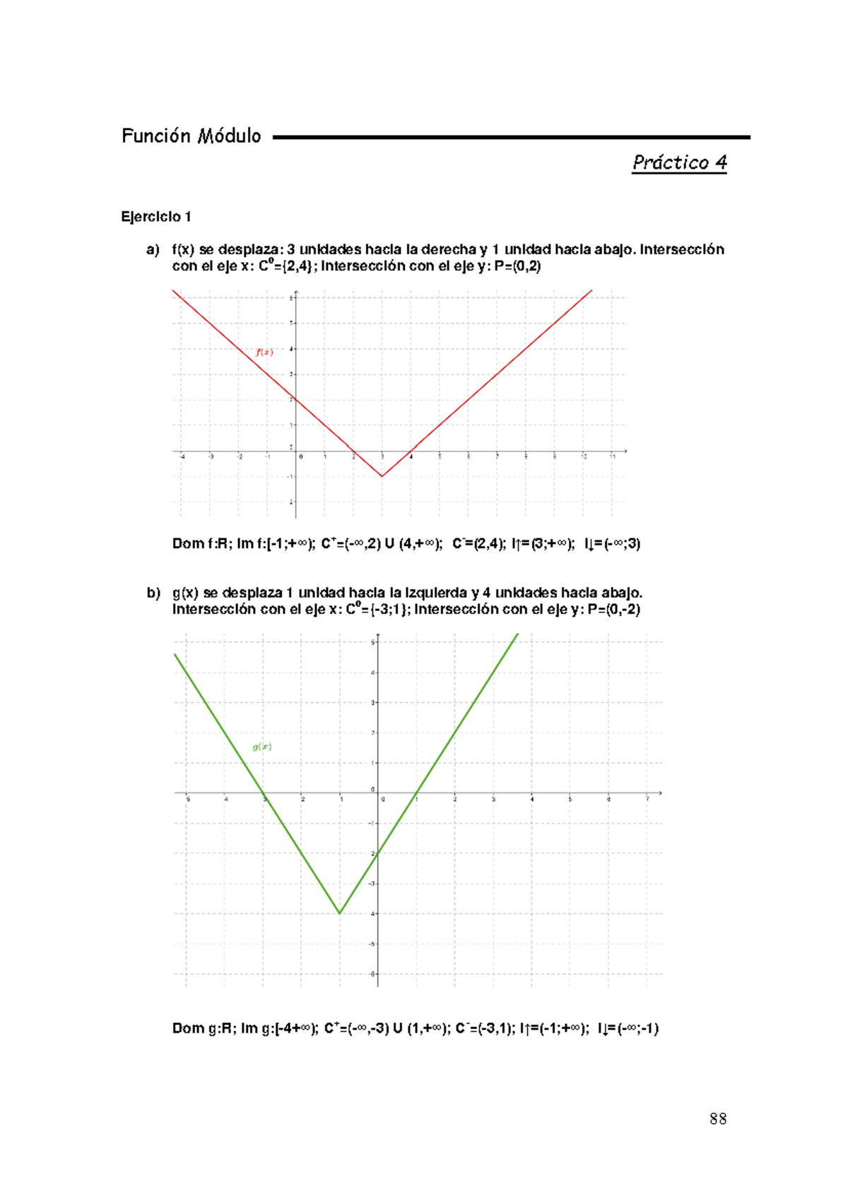 Función Módulo - Ejercicio Práctico - Respuestas Detalladas - Studocu