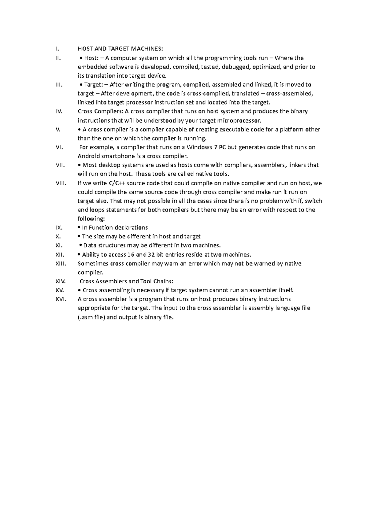 HOST and Target Machines: Understanding Cross Compilers and Assemblers ...