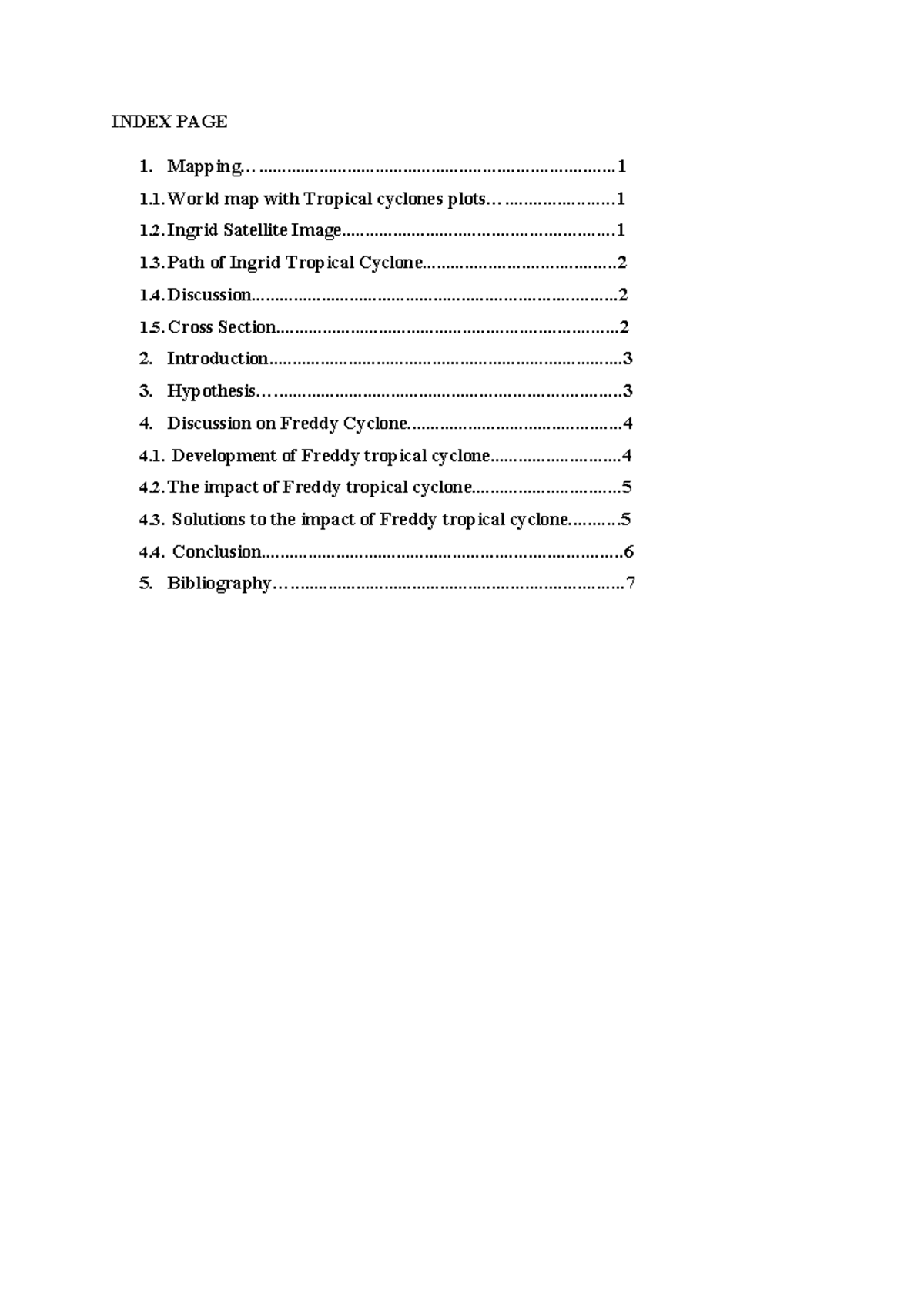 Tropical Cyclones: Examining Ingrid and Freddy's Impact and Solutions ...