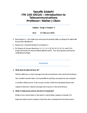 Hands on Activity 5D and 5E and 5F - Nadim Mortada ITN 100 Activity 5D ...