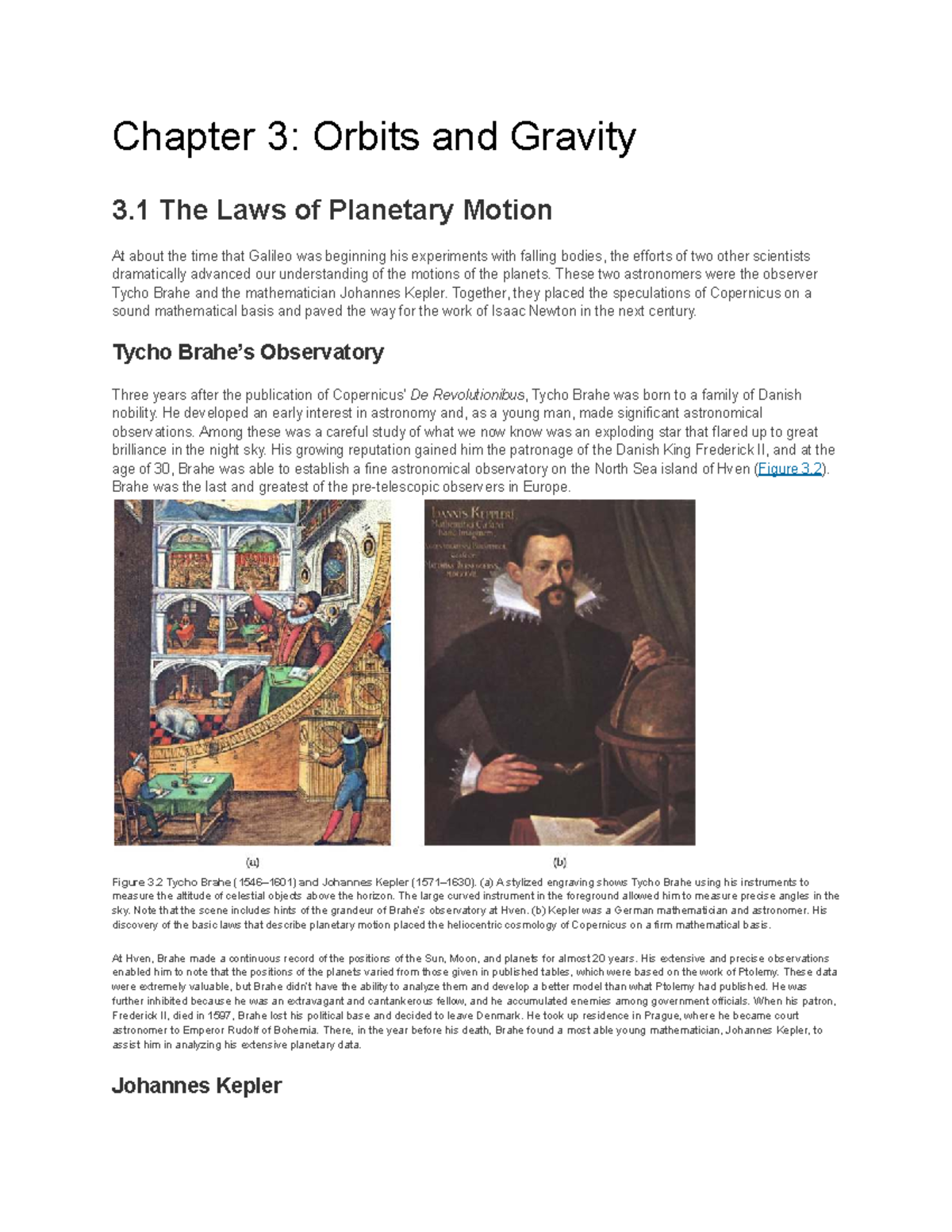 Astronomy Reading: Ch. 3-4 - Orbits, Gravity & Planetary Motion - Studocu