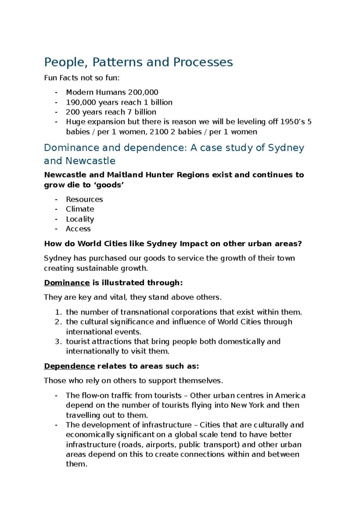 Analysis of Global Population Change: Characteristics, Growth, and ...