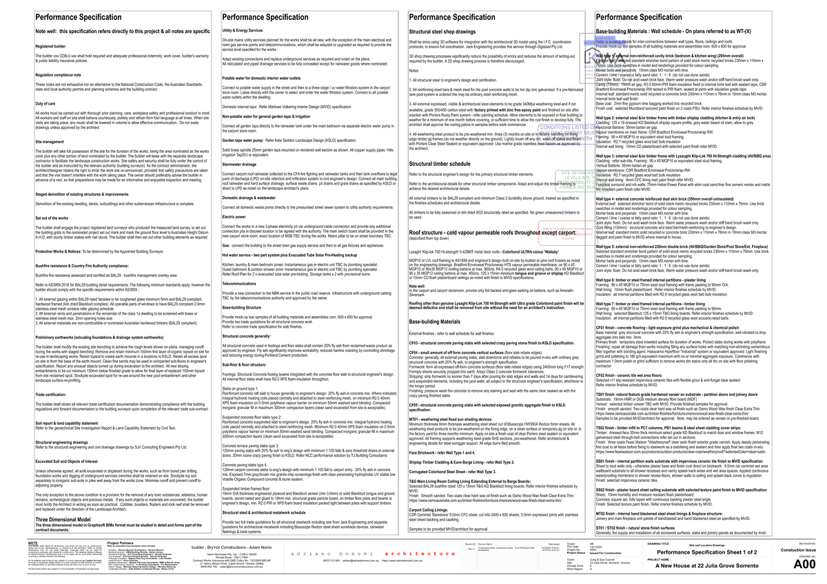[approved] Architectural Drawings stamped - Revision ID Revision Name ...